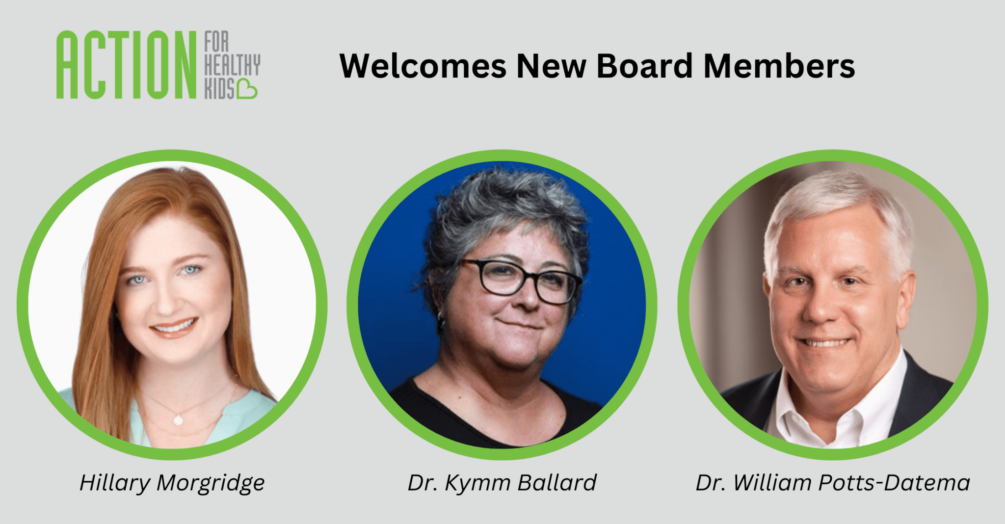 Action for Healthy Kids Adds New Members to Board of Directors | Action ...